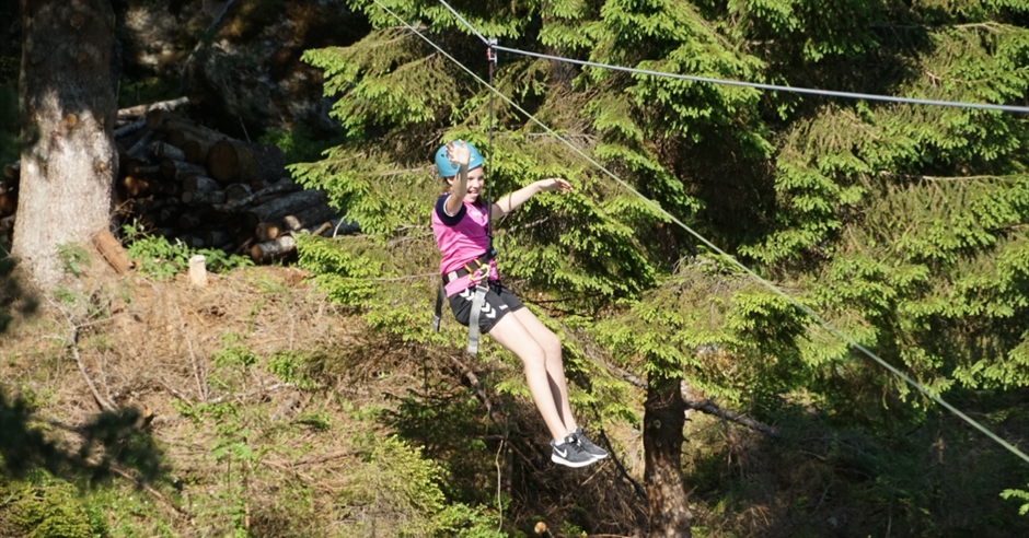 High Ropes & Zipline Park Voss - visitBergen.com