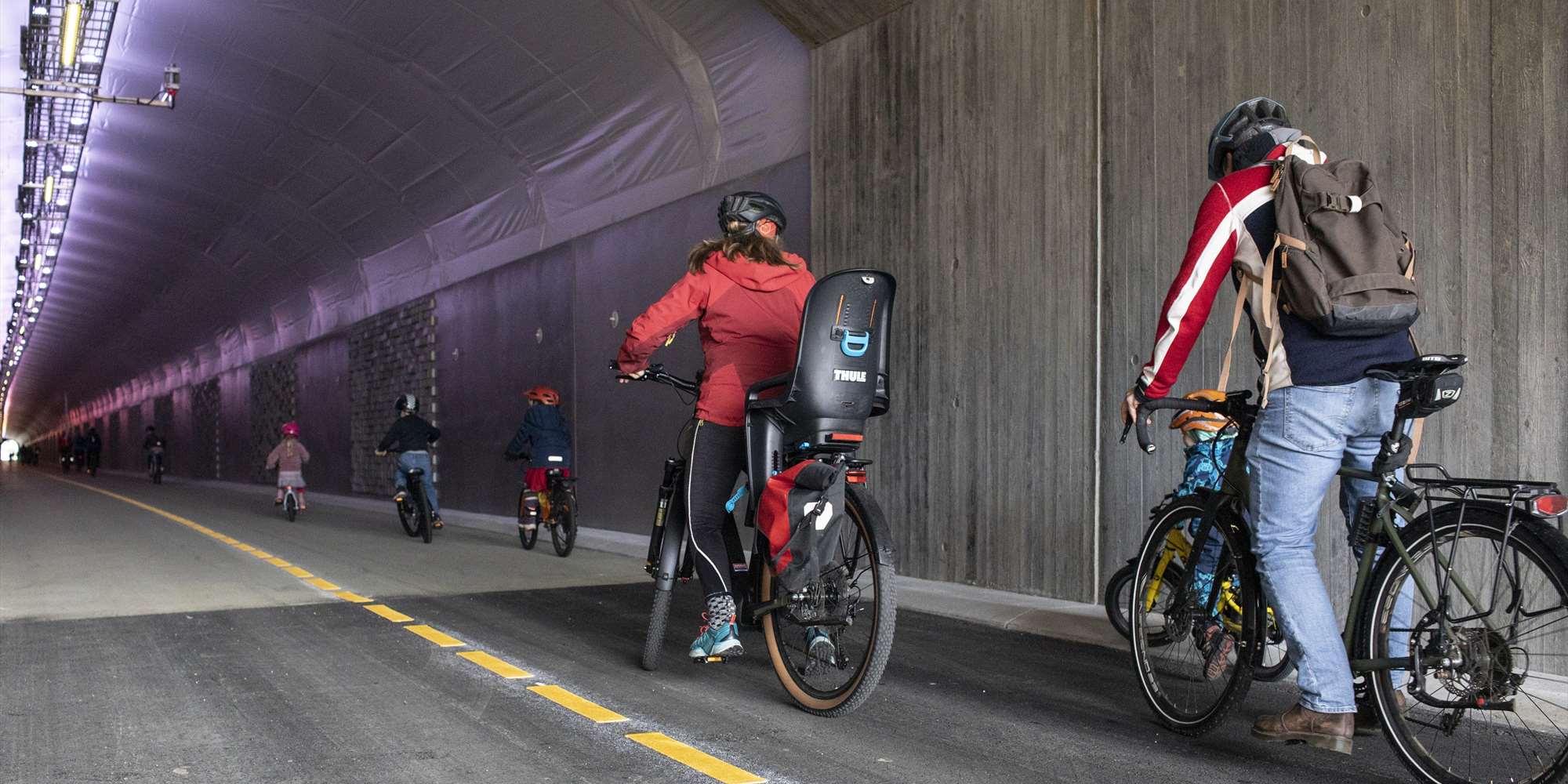 Cycling through the world's longest bike tunnel - visitBergen.com